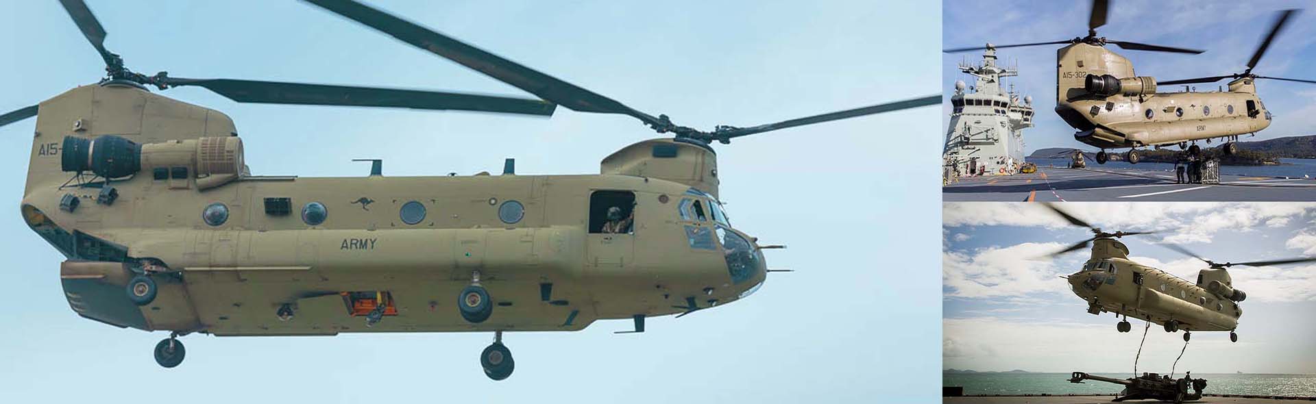 Boeing Chinook CH-47F helicopter #A15-307 5th Aviation Regiment 15th ...